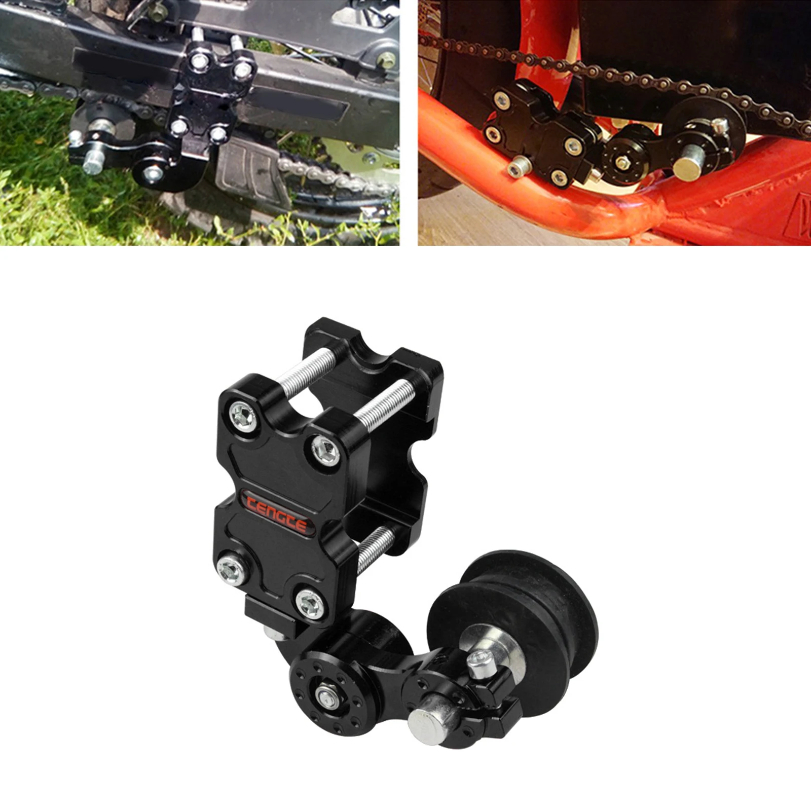 Aluminum Adjuster Chain Tensioner Roller | Motorcycle Chain Tensioner ...