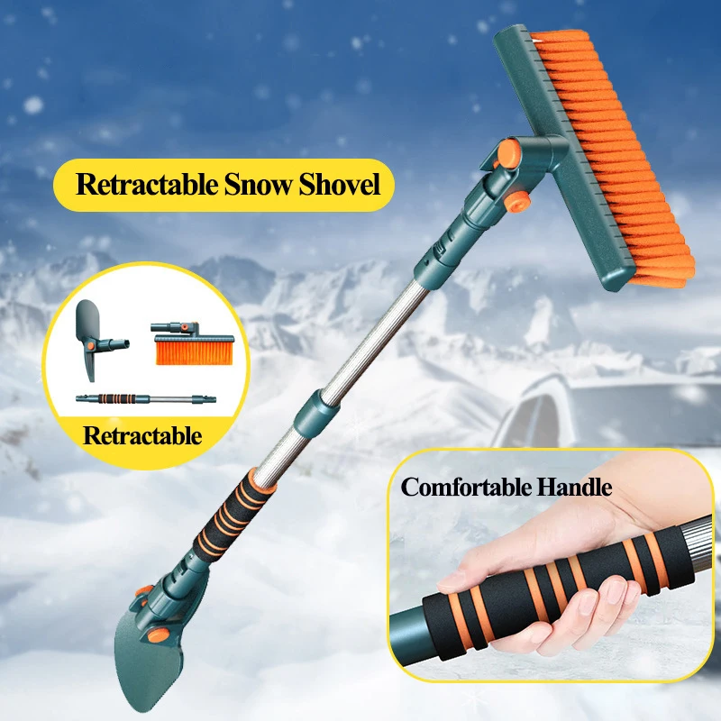 Car-Multifunctional-Snow-Shovel-Retractable-Rotatable-Snow-Ice-Breaker ...
