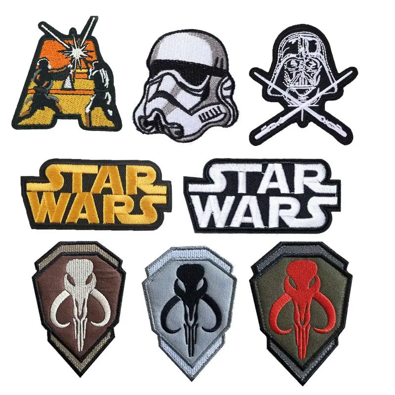 Star-Wars-Peripheral-Armband-Velcro-Embroidery-Medal-Cartoon ...