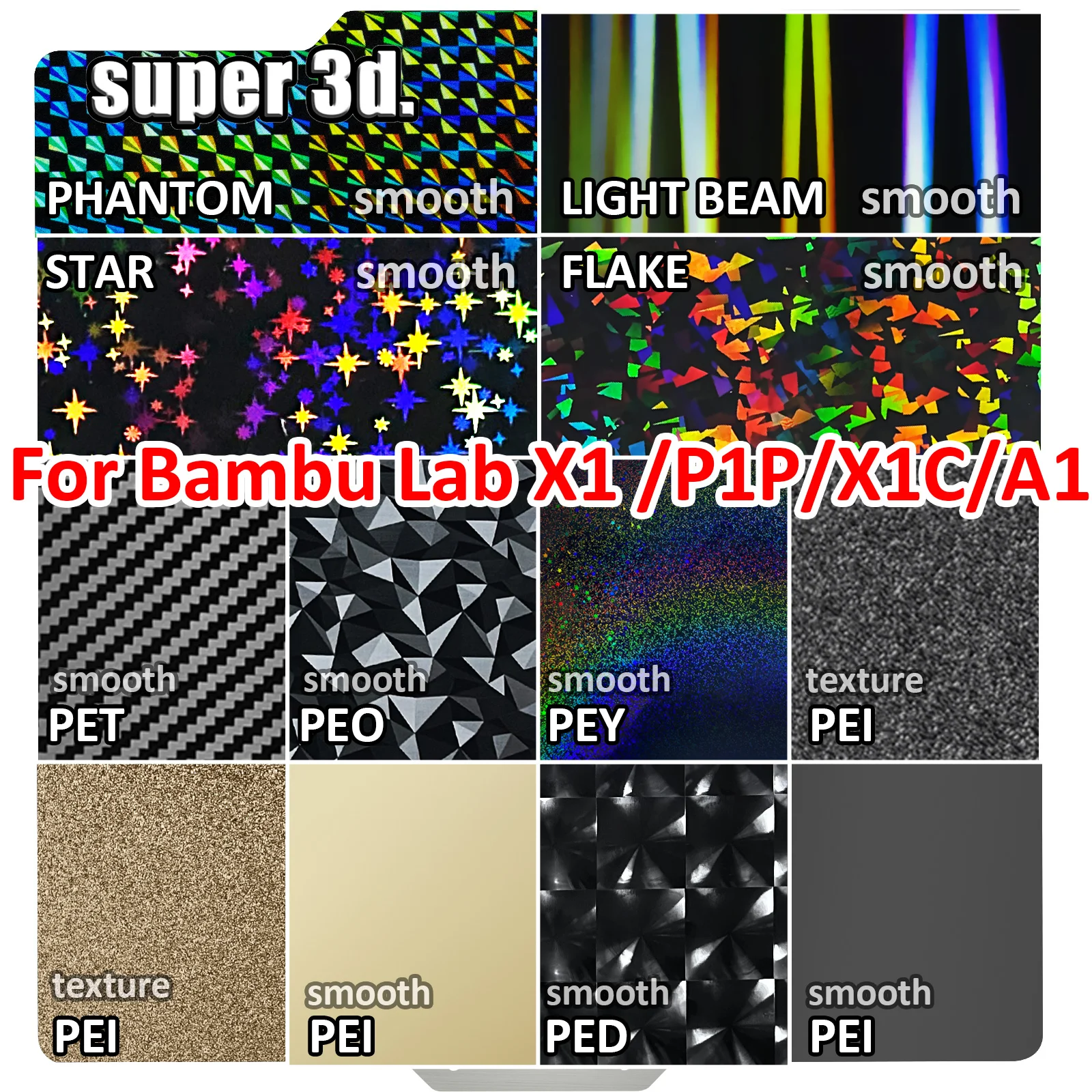 For-Bambu-Lab-P1P-X1-carbon-Build-Plate-PEO-H1H-Double-Side-PEI-Smooth ...