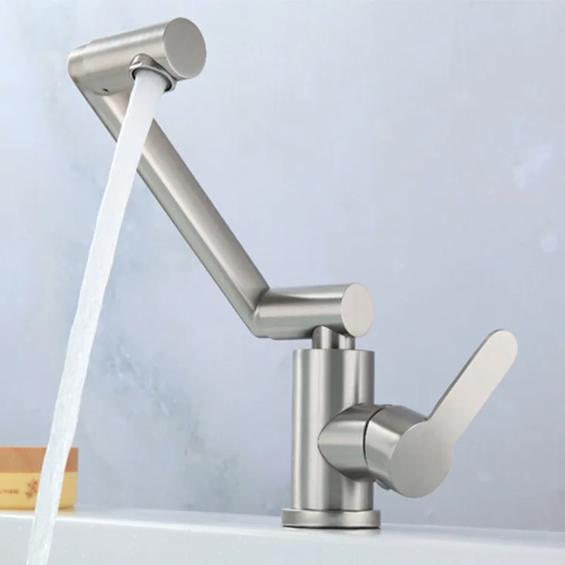 304-Stainless-Steel-Bathroom-Faucet-1080-Degrees-Faucet-Hot-and-Cold ...