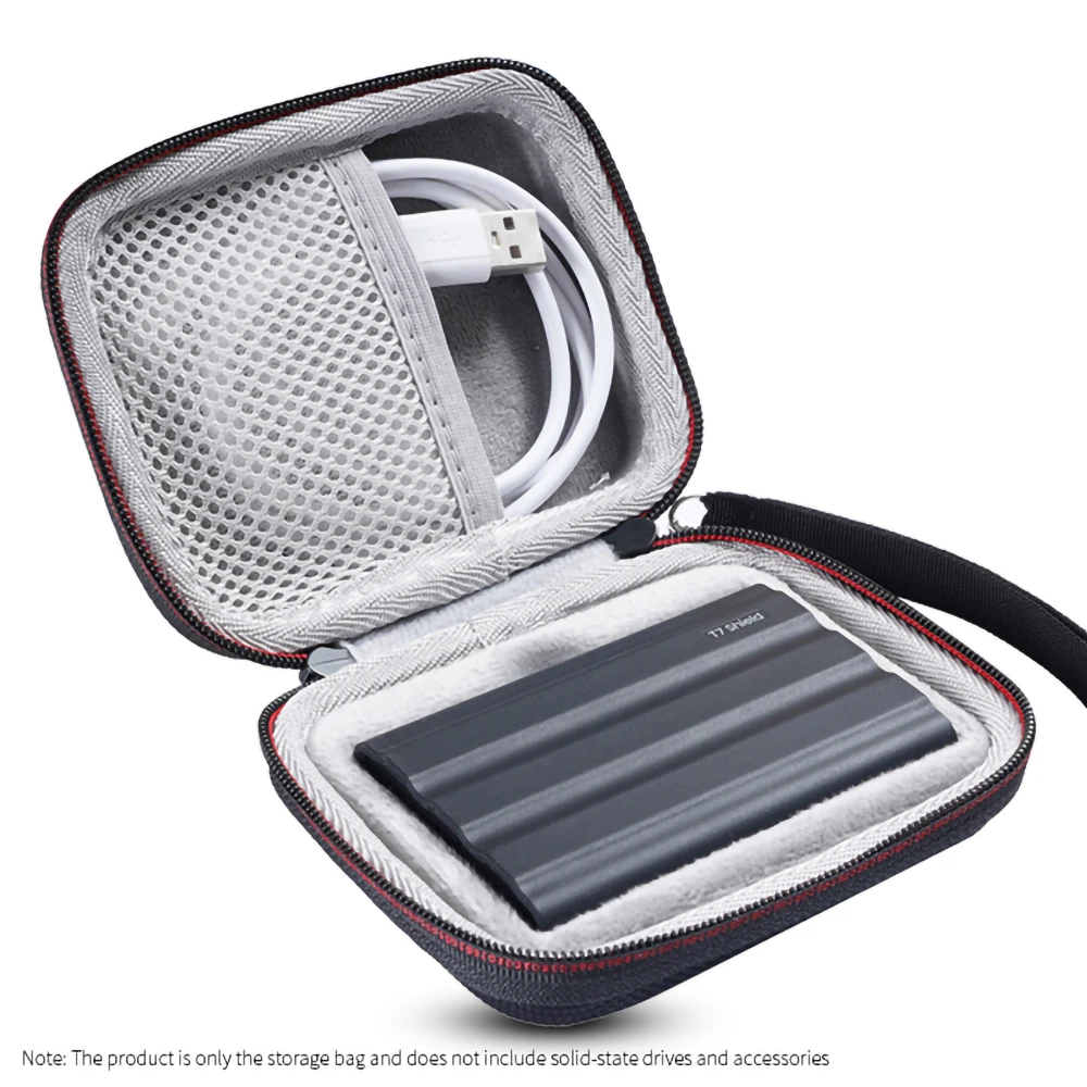 Hard EVA Storage Bags for Samsung T7 Shield Solid State Drive Portable ...