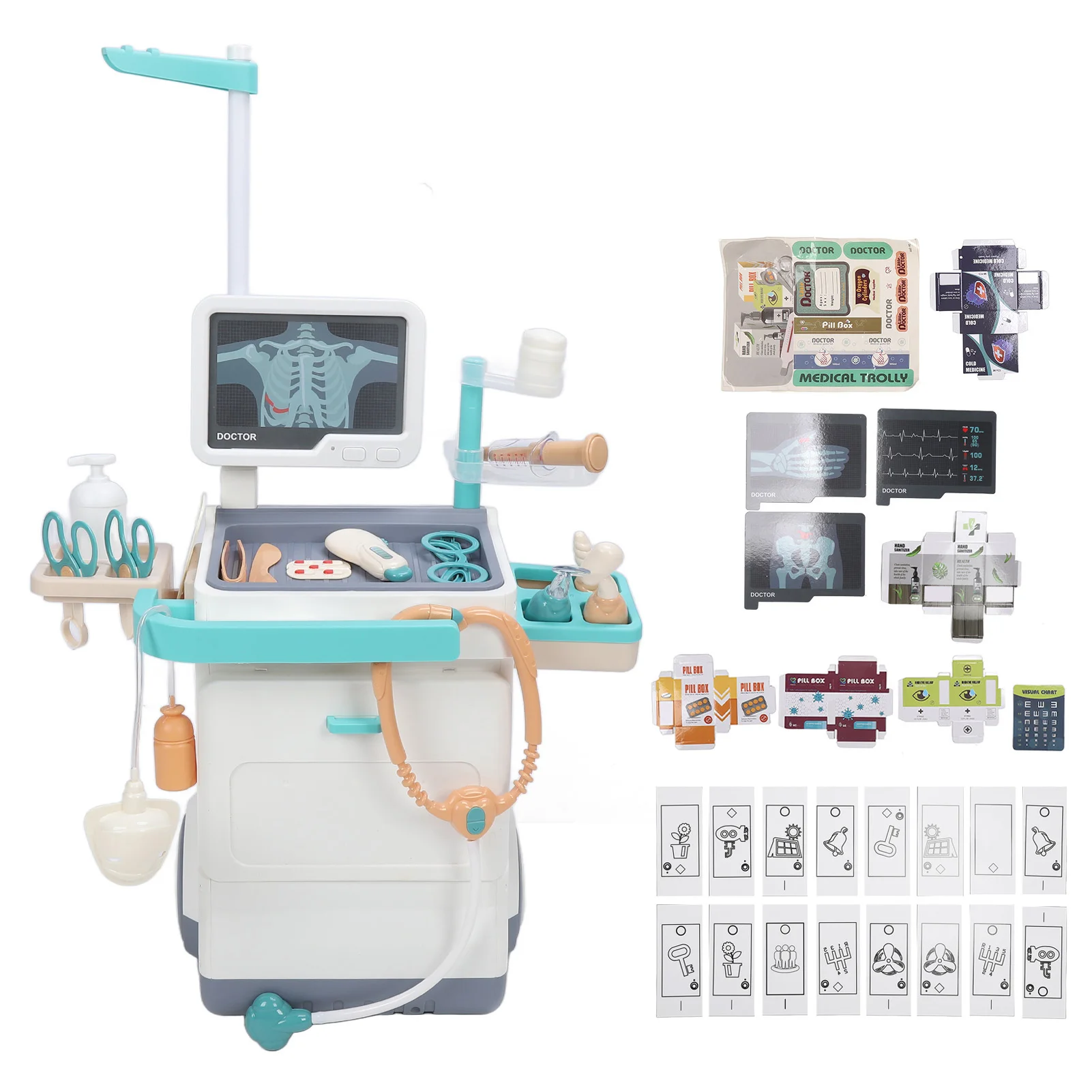 Doctor-Kit-for-Kids-Toddlers-Simulation-X-Ray-Film-Educational-Endless ...