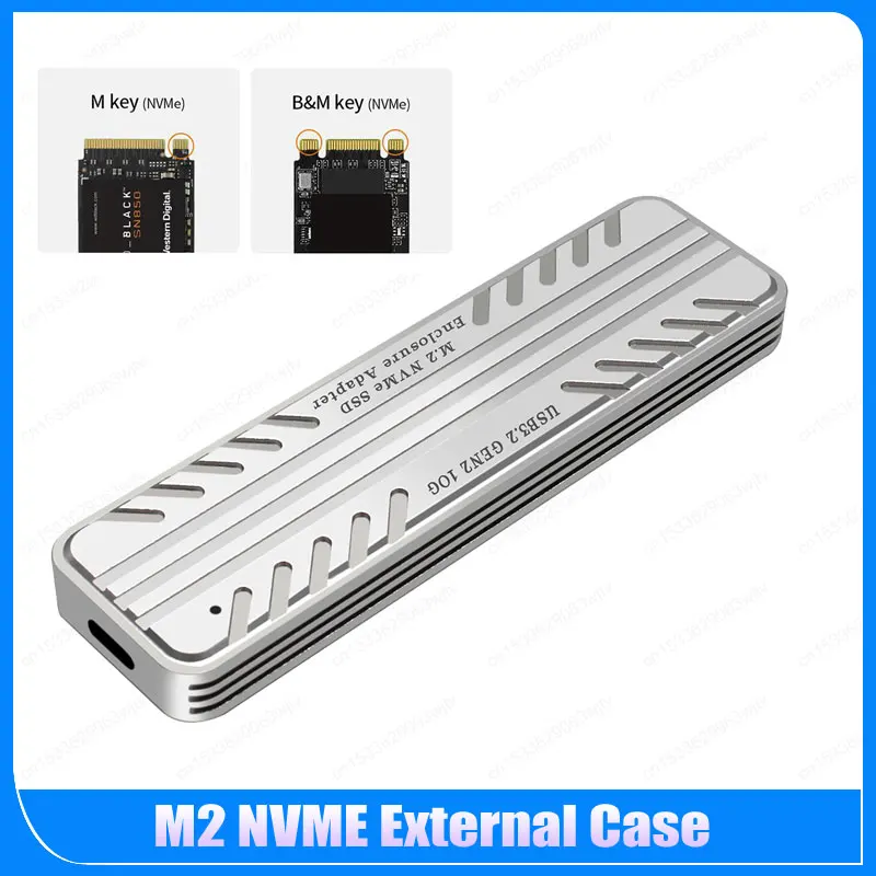 M2-PCIE-NVME-SSD-External-Enclosure-NVMe-to-USB-Adapter-10G-USB3-2 ...