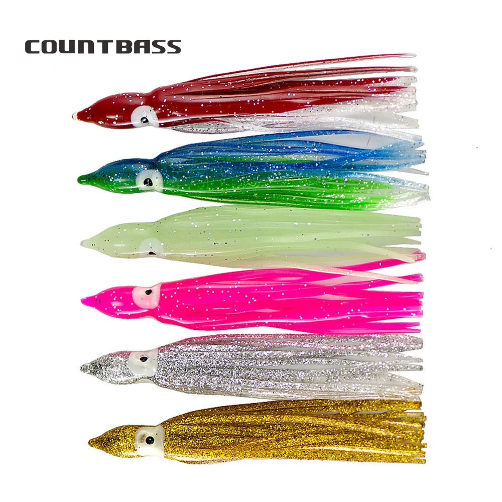 Octopus Skirt Lure Trolling | Octopus Lure Soft Skirt 6cm - 30pcs ...