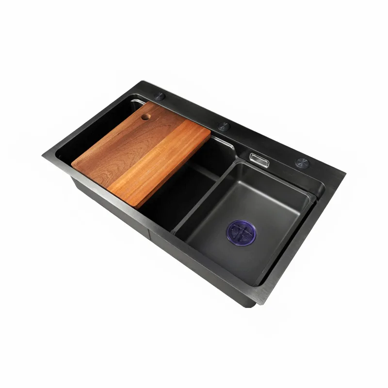 6845-Handmade-Sink-Under-The-304-Stainless-Steel-Kitchen-Large-Single ...