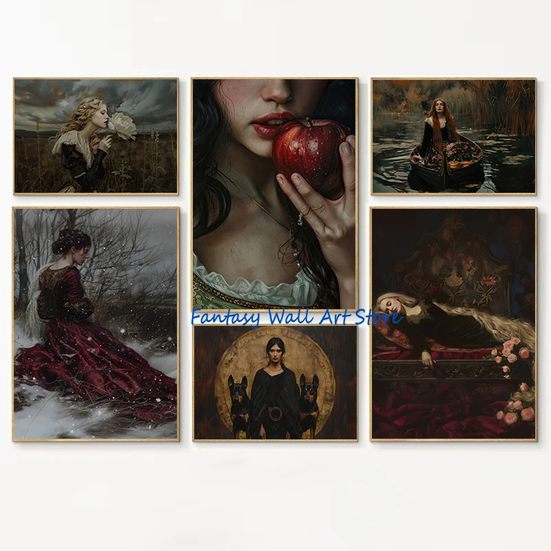 Mythology Victorian Goddess Penelope Snow White Lilith Aphrodite Dark ...