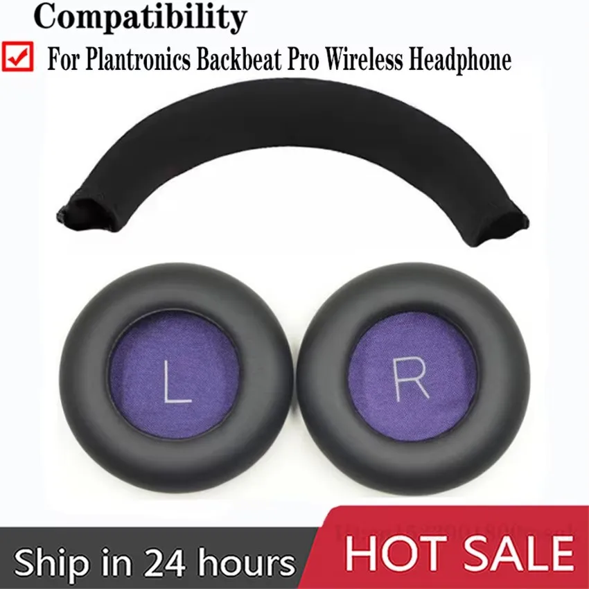 Para plantronics backbeat pro fone de ouvido sem fio almofadas ...