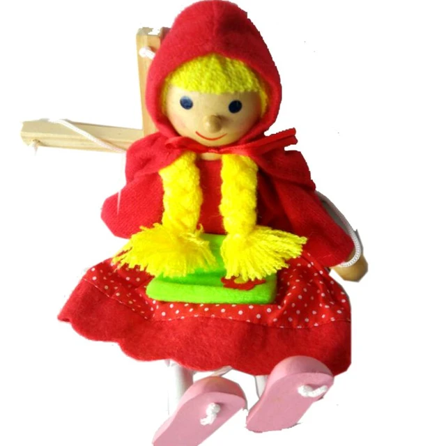 Wooden Marionette Puppet Girl