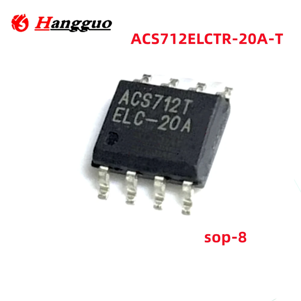 ACS712 20A ACS712 712 ACS712ELCTR 20A T 센서, 전류 홀 20A AC/DC SOP 8, 최고 품질, 10 개/로트| | - AliExpress