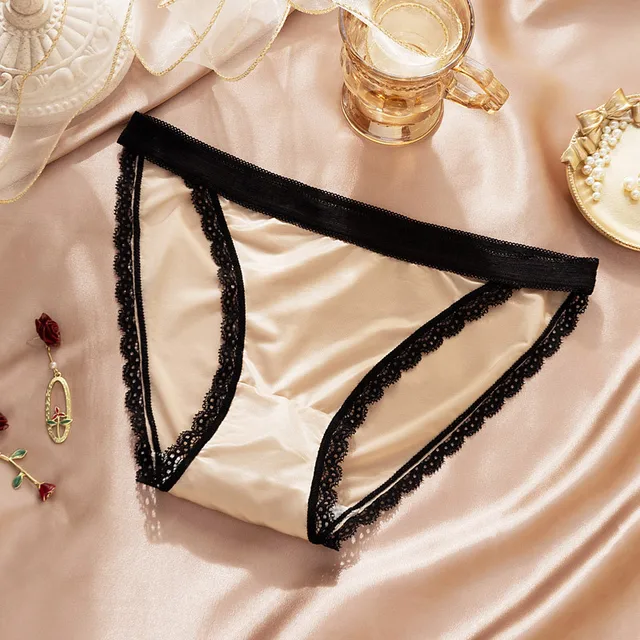Satin Höschen Frauen Eis Seide weibliche Unterwäsche gemütliche Höschen für Frauen ultra dünne ...