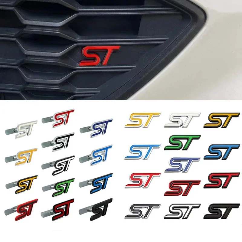 3D-Metal-ST-Front-Grille-Emblem-Badge-Car-Rear-Trunk-Fender-Sticker-For ...
