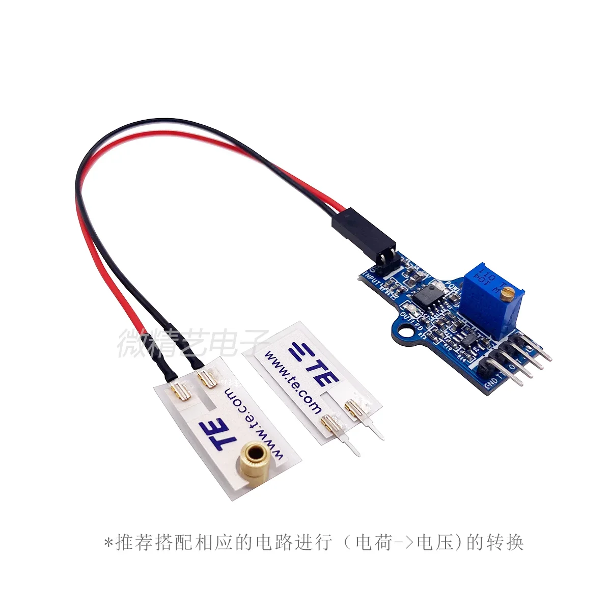 Piezoelectric Thin Film Pressure Sensor Vibration PVDF LDT0-028K ...