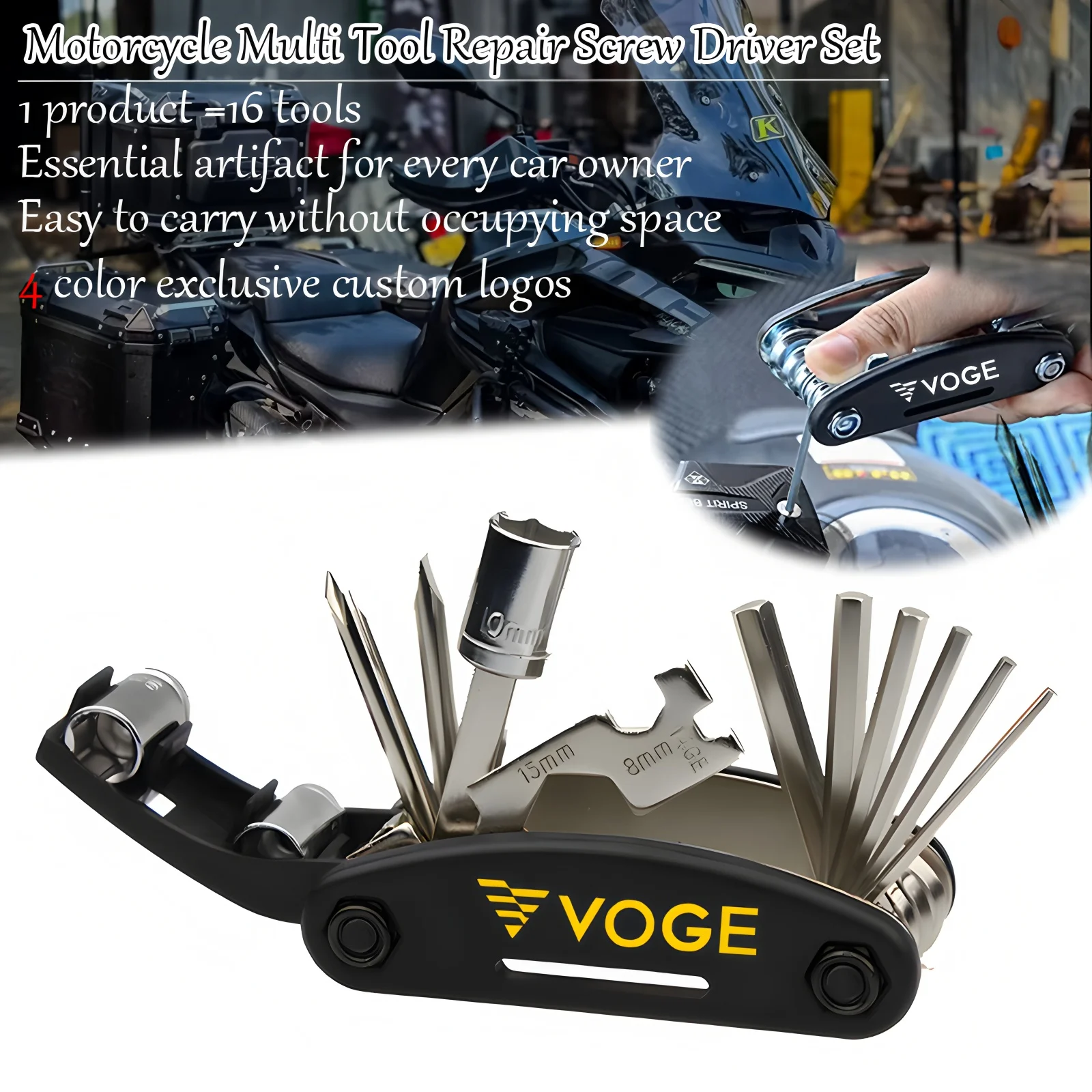 Motorcycle Accessories CNC Aluminium Screwdriver Repair Tool For Voge ...