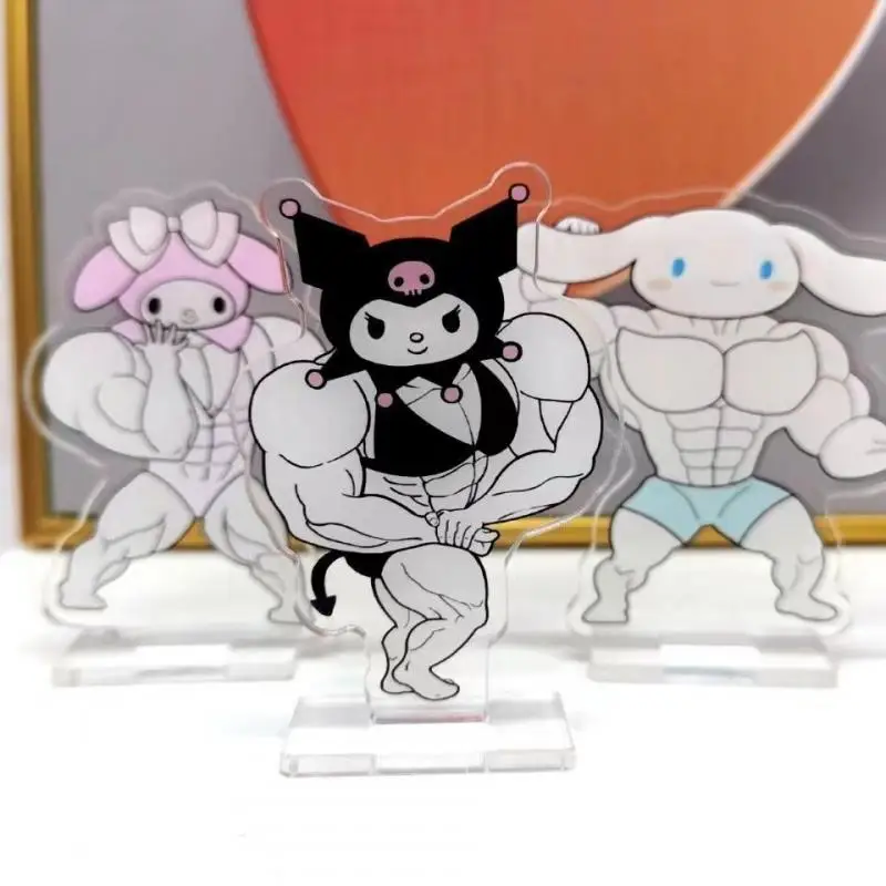 Sanrio-Kuromi-My-Melody-Cinnamoroll-Muscle-Fitness-Series-Cartoon-Cute ...