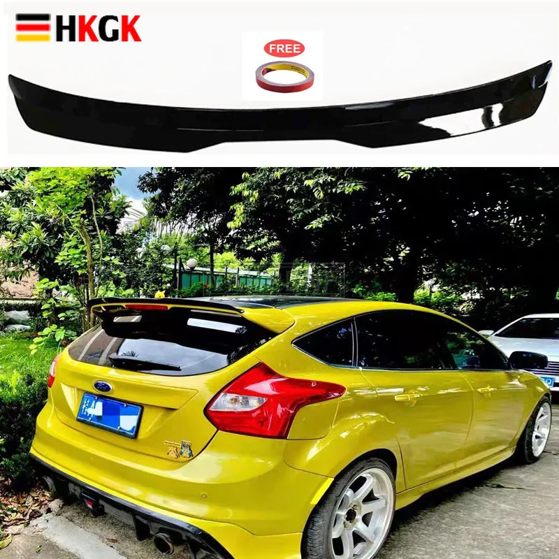 Rear Roof Lip Spoiler For Ford Focus 2013 2017 Hatchback Spoiler For ...