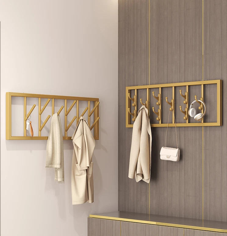 Wall-mounted-clothes-and-hats-rack-entrance-door-no-need-to-drill-holes ...