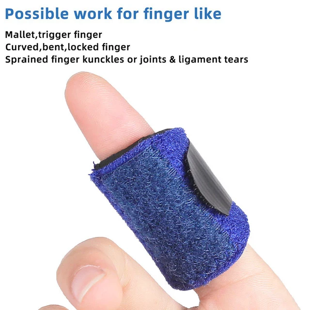 Pexmen 1/2Pcs Finger Splint Adjustable Trigger Finger Brace Support ...