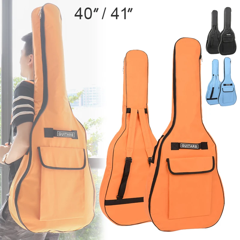 40/41 Inch Oxford Fabric Acoustic Guitar / Electric Guitar Double ...