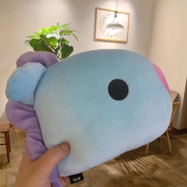 Bt21 Plush Toys Decorative Pillows Korea Kpop Star Cartoon Stuffed Animal Tata Cooky Chimmy Mang ...