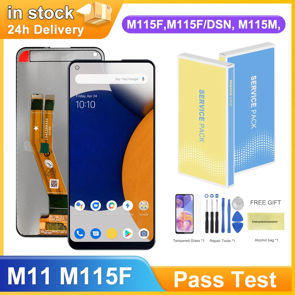 6.4'' M11 Display Screen with Frame, for Samsung Galaxy M11 M115 M115F ...