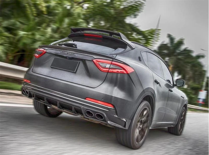 For Maserati Levante 2016-2023 Real Carbon Fiber Front Lip Rear ...