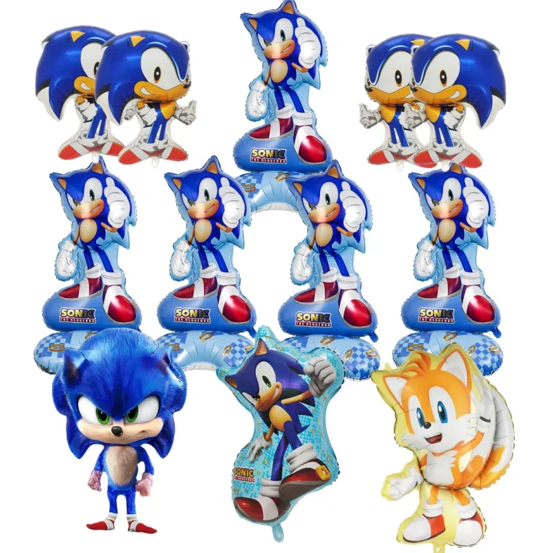 Bal-es-de-alum-nio-dos-desenhos-animados-para-crian-as-Sonic-Decora-o ...
