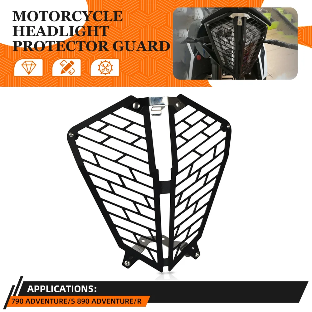 2023 Headlight Guard FOR KTM 390 790 890 Adventure Adv R S 2019 2020 ...