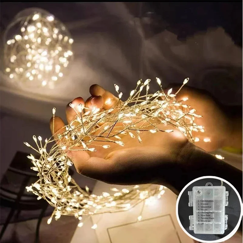 Battery-Operated-Copper-Wire-Garland-Fairy-Lights-100-200Leds-Fairy ...
