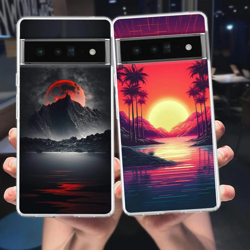 Phone Case Cover for Google Pixel 9 8 7 6 5 4 4XL Soft TPU 7A 6A 5A 4A ...