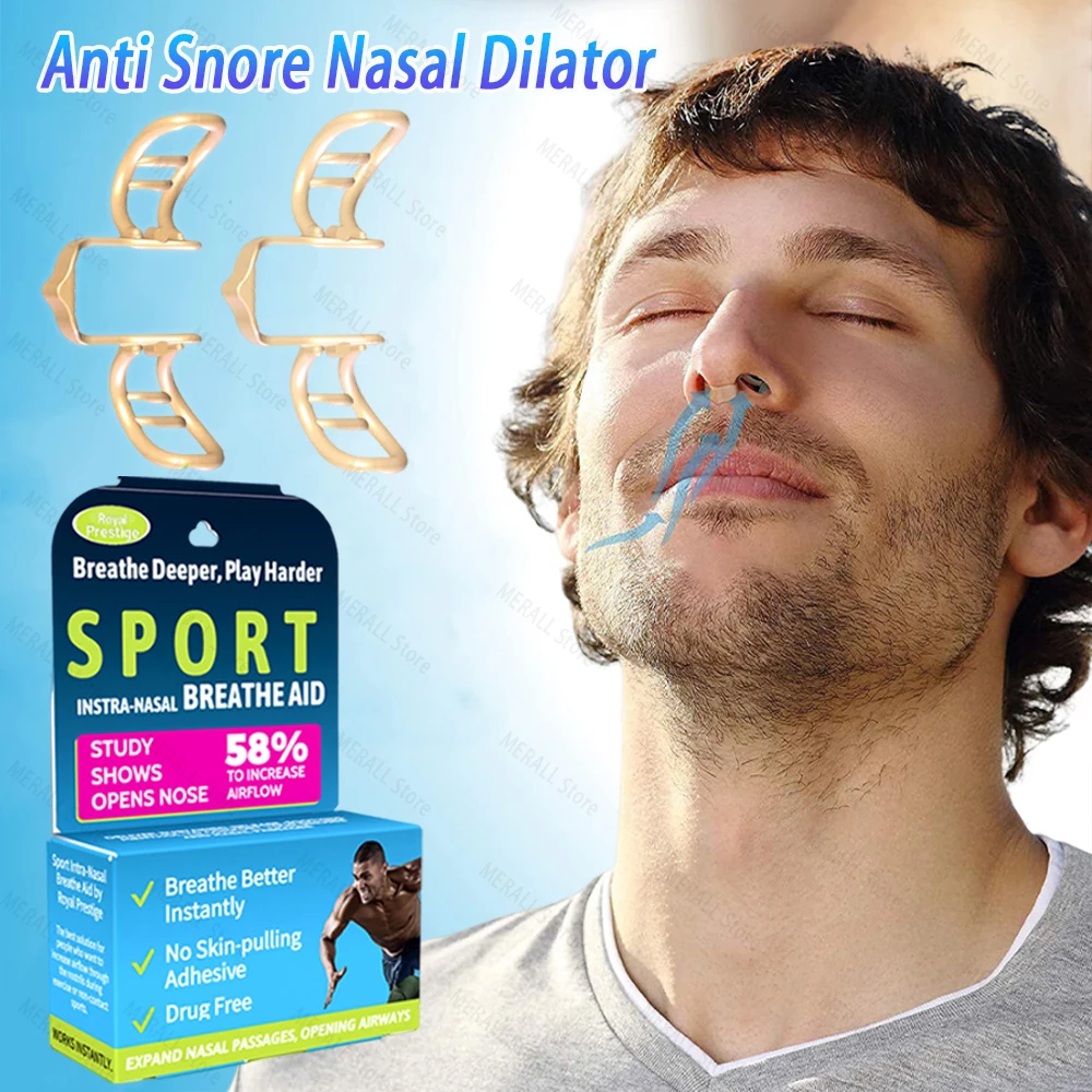 Nose-Dilator-Nasal-Silicone-Nose-Clip-Anti-Snoring-Easy-Breath ...