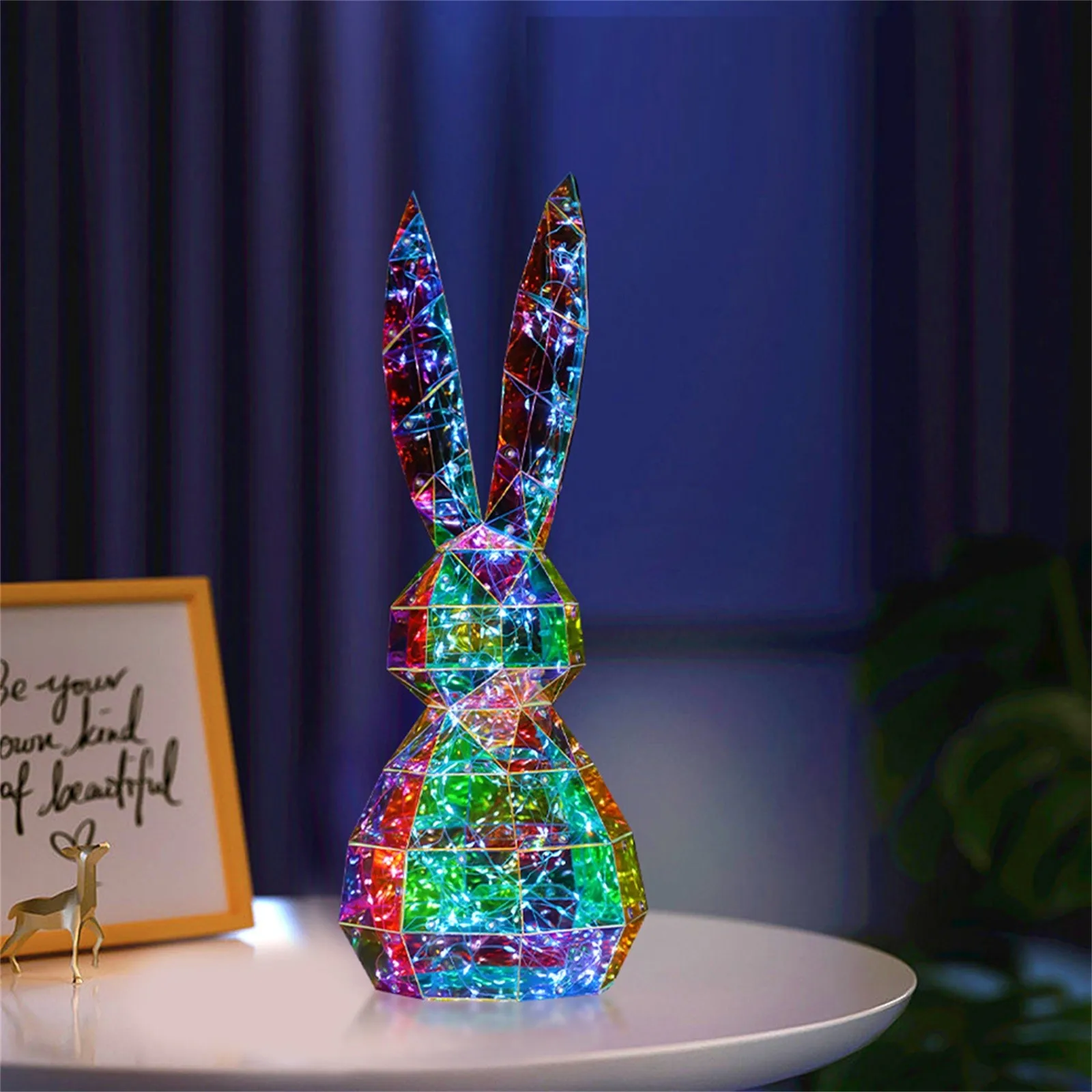 Colorful Luminous Crystal Effect Decorative Lights Expressing Love ...