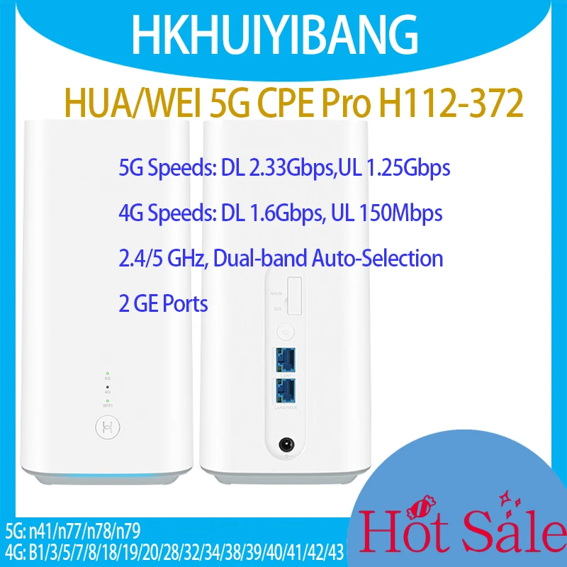 HUA-WEI-5G-CPE-Pro-H112-372-Dual-Band-2-33Gbps-4G-LTE-Cat19-Modem ...