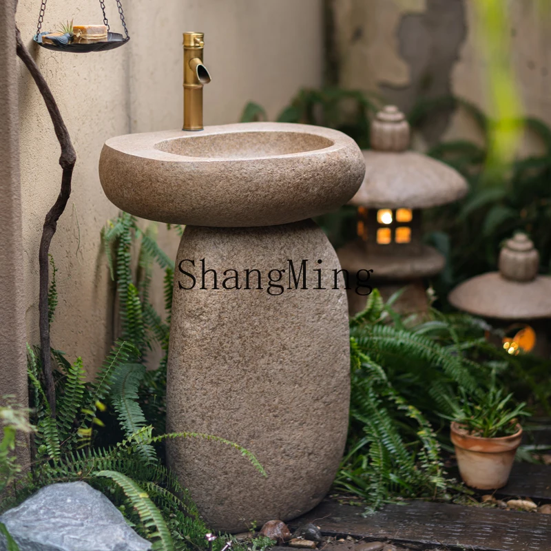 Outstanding Outdoor Stone Basin for Courtyards and Gardens: Real-World ...