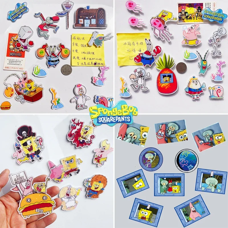 SpongeBob-Refrigerator-Magnet-Anime-Chalkboard-Whiteboard-Stickers ...