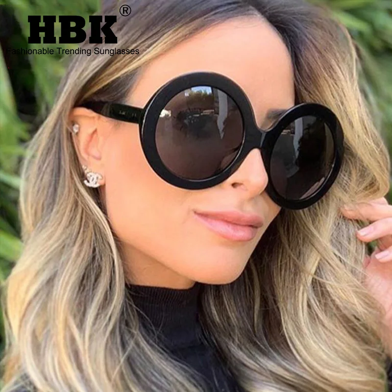 HBK-Unisex-Big-Round-Sunglasses-Luxury-Retro-Oversized-Shade-for-Women ...