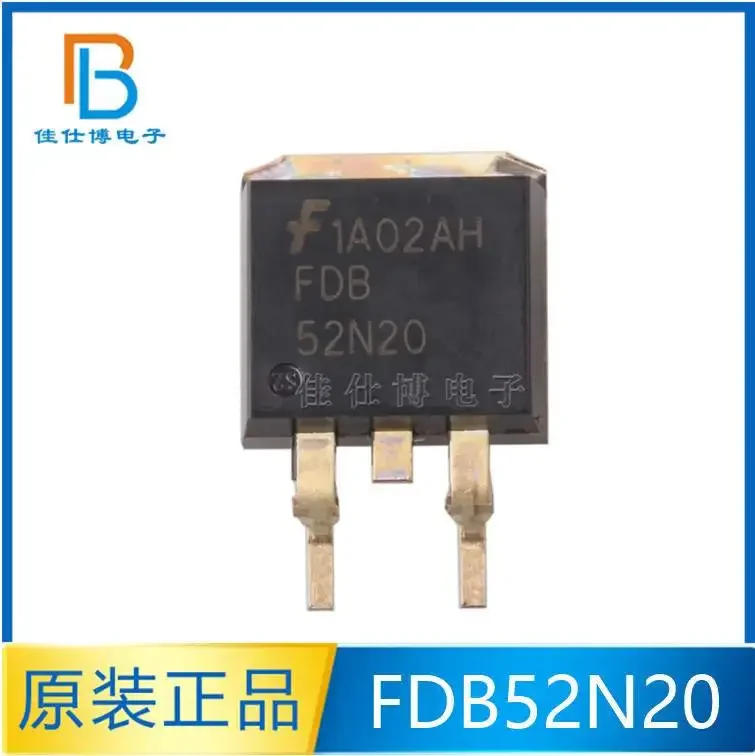 FDB52N20TM-TO-263-200V-52A-MOSFET-N-channel-Field-effect-Transistor ...