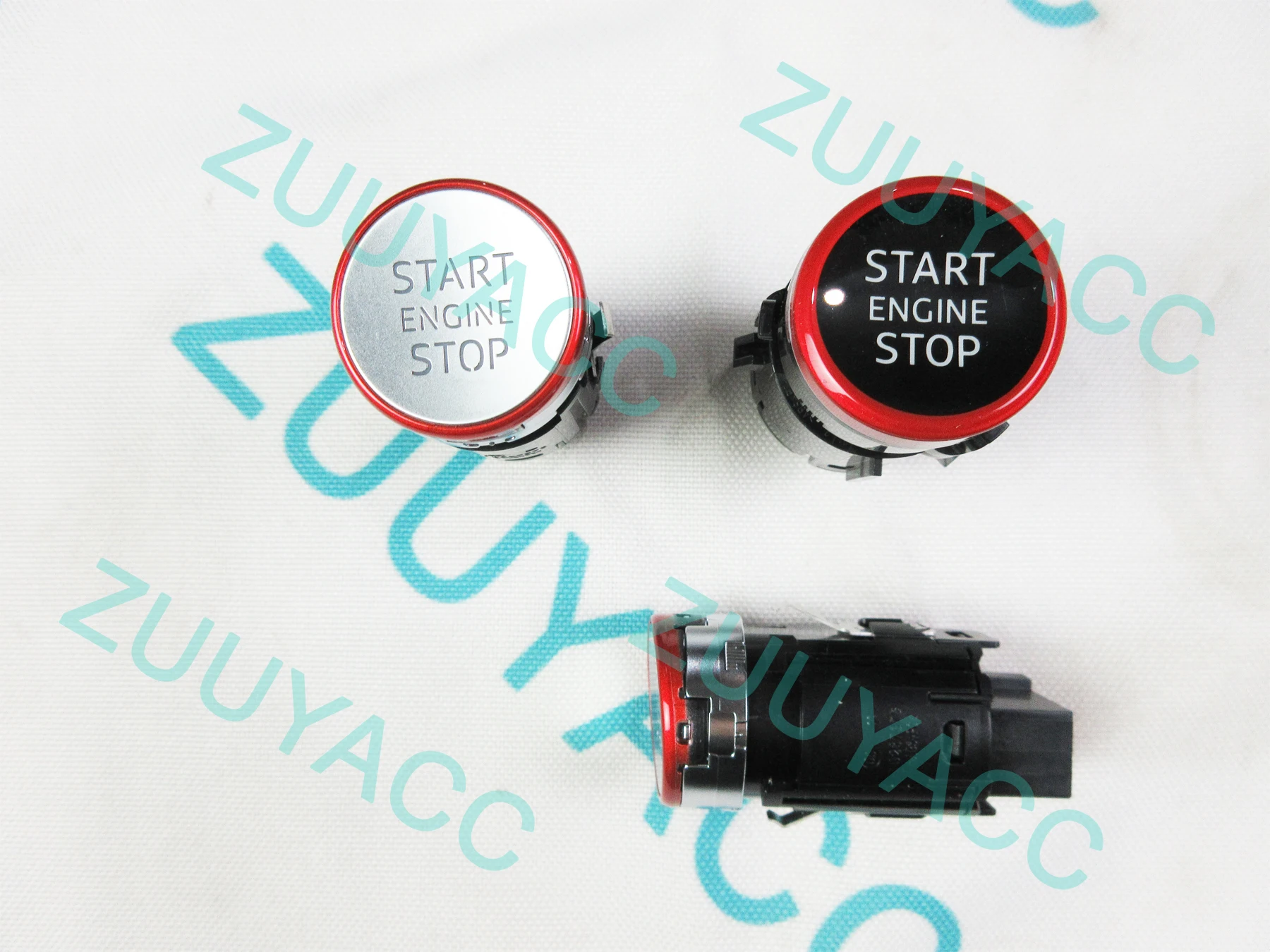Customize-New-Red-Start-Stop-Button-Engine-Switch-For-Audi ...