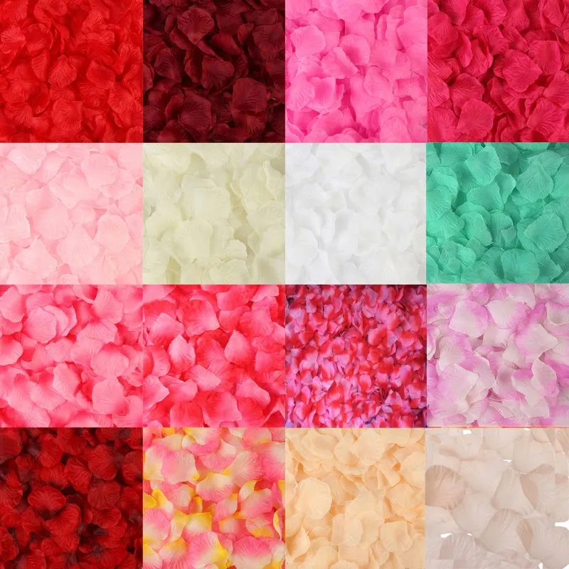 1000-3000-Colorful-Artificial-Rose-Petals-Wedding-Petalas-Party-Silk ...