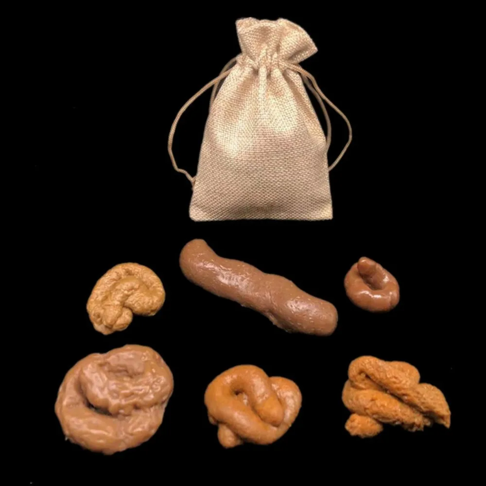 6Pcs-Turd-Mischief-Gadget-Squish-Tricky-Toys-Fake-Poop-Realistic-Shit ...