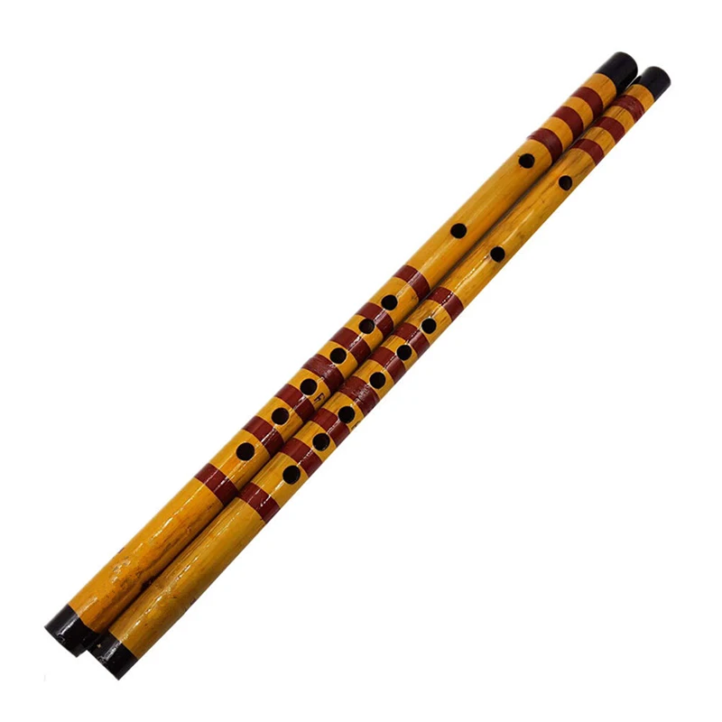 NEW Handmade Traditional Brown Bansuri Wooden Musical Instrument Flute ...