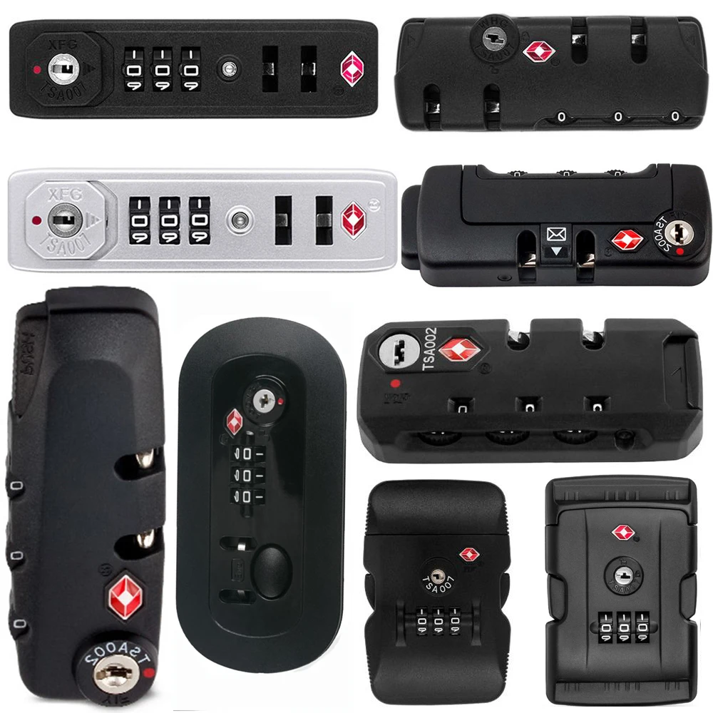 TSA Customs Password Lock Multi-purpose 3-digit Combination Lock For ...