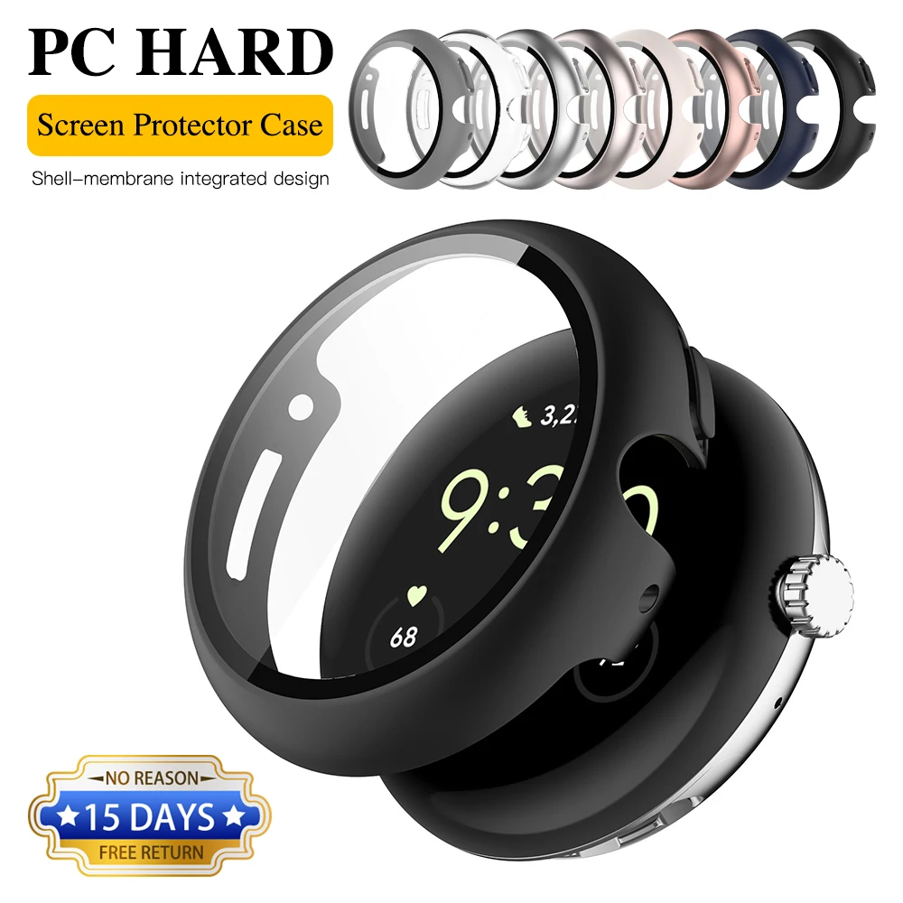 Cristal-y-funda-para-Google-Pixel-Watch-2-accesorio-de-PC-cubierta ...