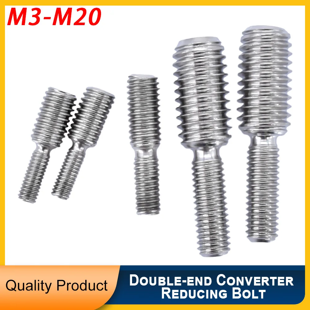 M3-M16-Double-ended-Converter-Reducing-Bolt-Stainless-Steel-Reducing ...