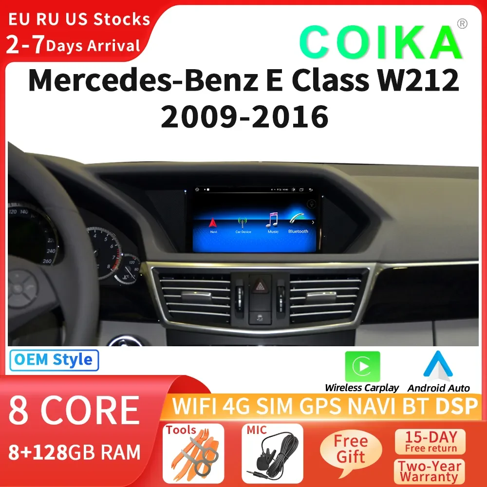 7-Inch-W212-W207-C207-Car-Carplay-Screen-For-Mercedes-E-Class-W212-2009 ...