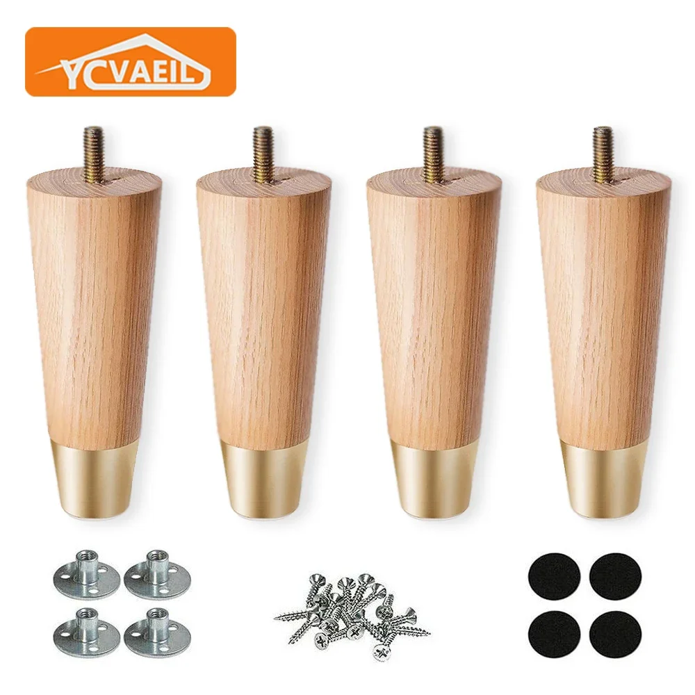 4-piece-furniture-legs-solid-wood-sofa-legs-conical-height-10-12-15cm ...