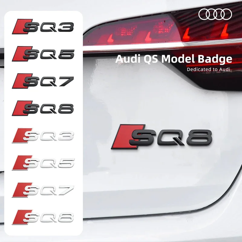 3D-ABS-Adhesive-Black-Car-Trunk-Number-Letters-Sticker-For-Audi-SQ3-SQ5 ...