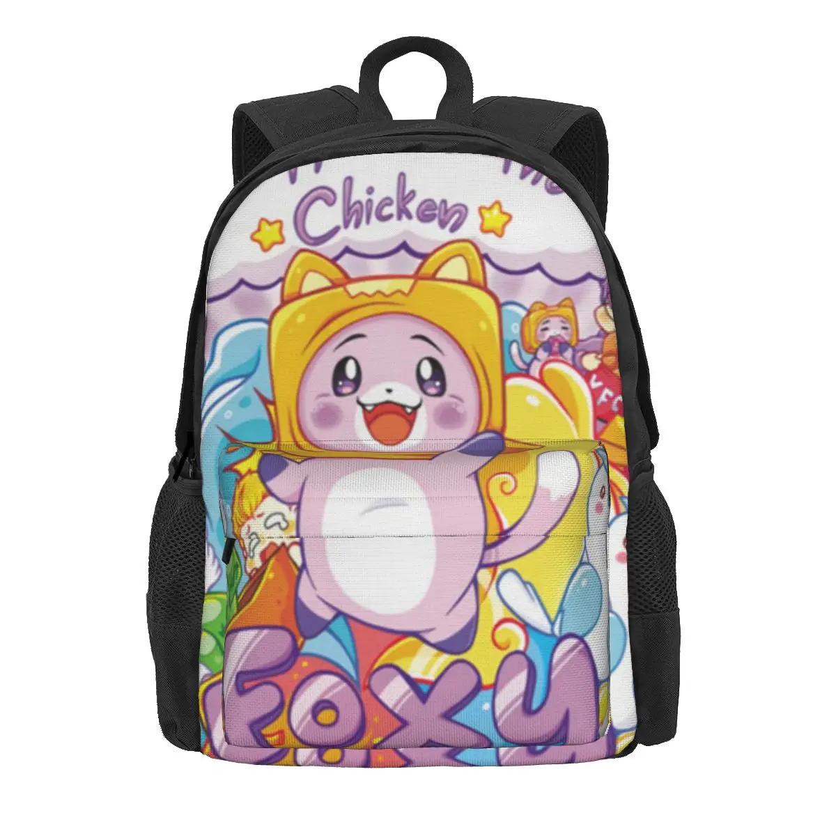 Lankybox-Rocky-And-Foxy-Spiral-Women-Backpack-3D-Children-School-Bag ...