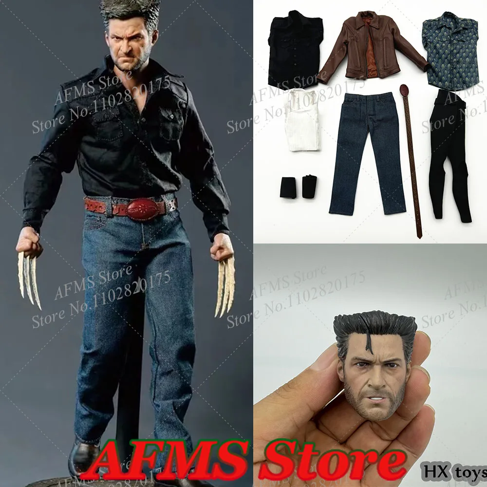 Sculpture-de-t-te-de-soldat-Wolverine-pour-hommes-Hugh-Jackman-veste-en ...