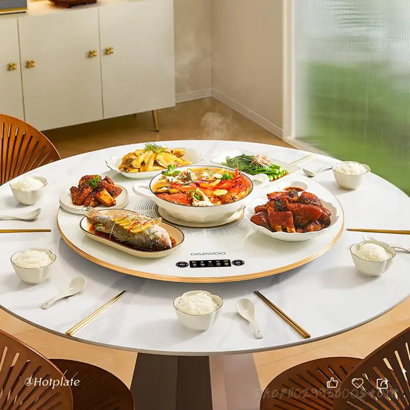 Daewoo-Round-Electric-Food-Warmer-Rotatable-80cm-100cm-Food-Insulation ...